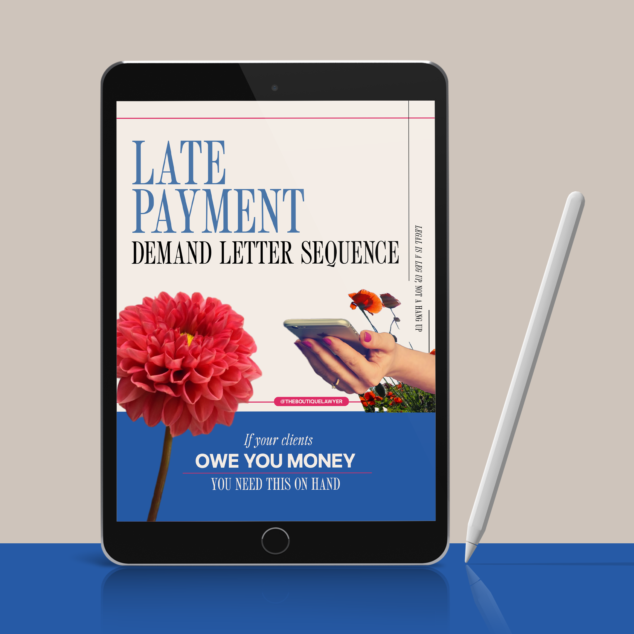 Late Payment Demand Letter Sequence – The Boutique Lawyer