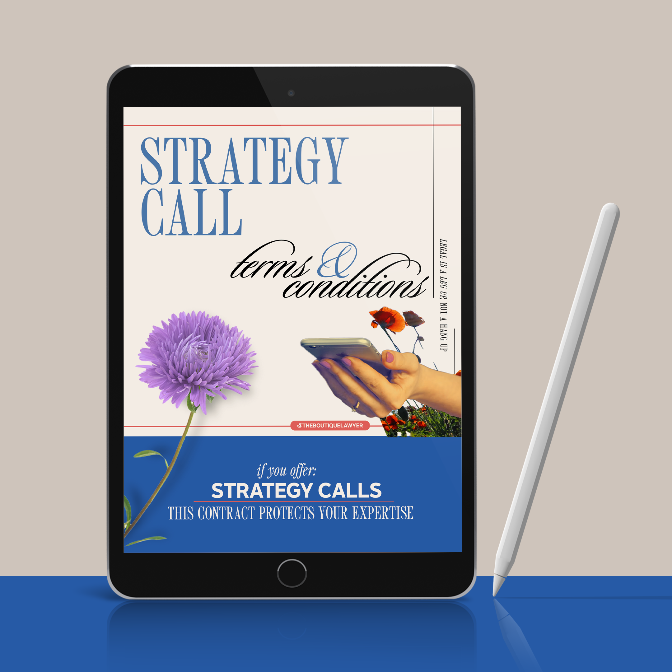 Strategy Call Terms & Conditions Template – The Boutique Lawyer